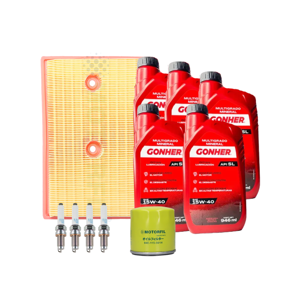 Kit Afinación Para Jetta Mk7 1.4 Tsi 2019-2021 Gonher 15w40 – Solo ...