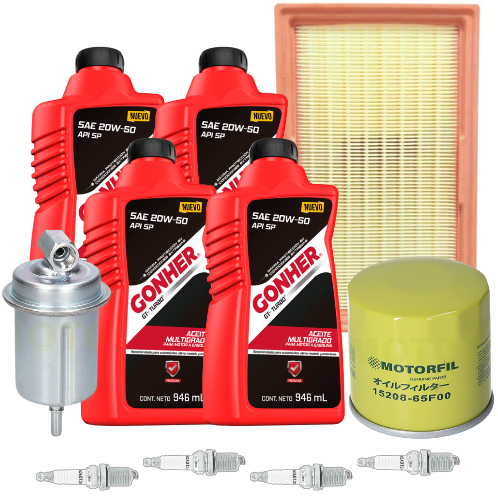 Kit Afinacion Atos 2005 2009 20w50 Gonher 15w40 – Solo Afinaciones